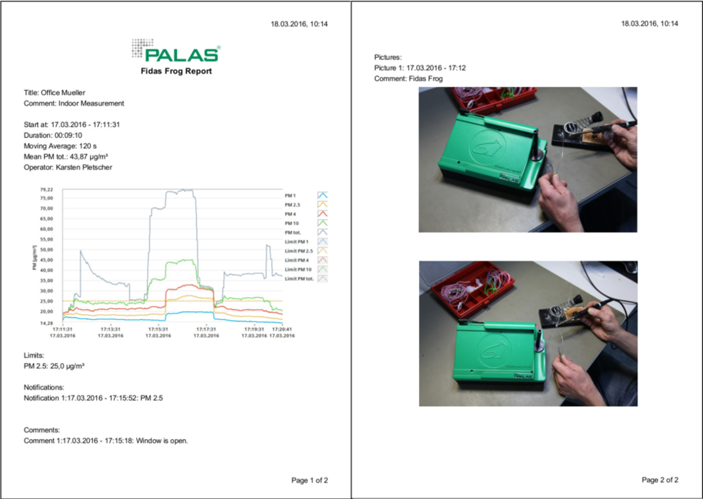 德国Palas Fidas frog便携式细粉尘测量设备无放射性物质便携式颗粒物分析仪 - Palas China